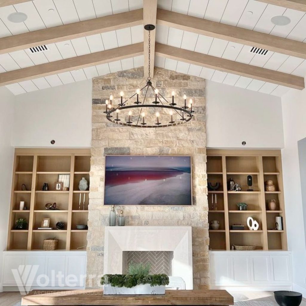 How Decorative Wood Beams Revitalize Your Living Room - Volterra