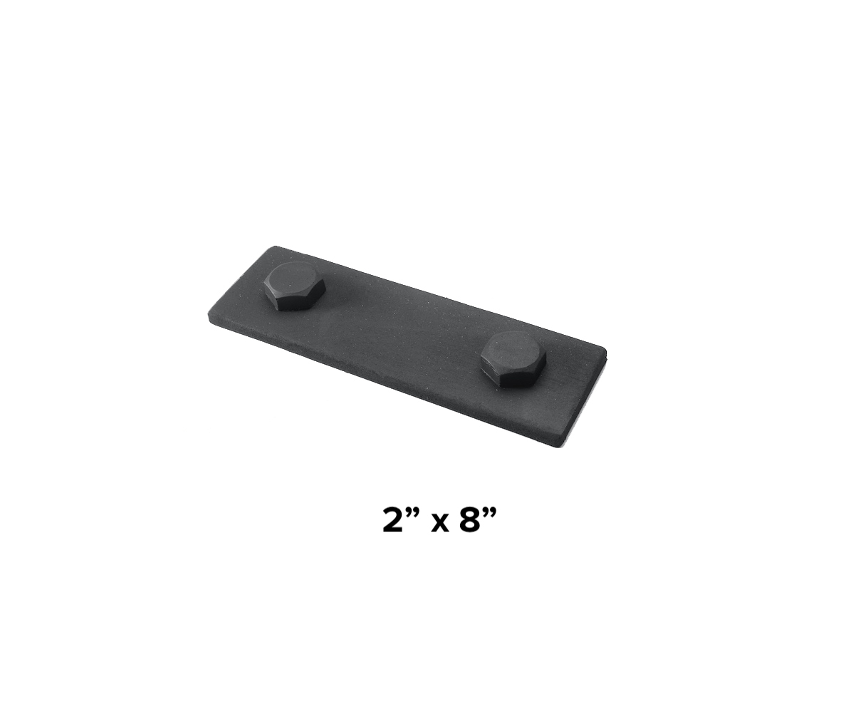 Faux Beam Straps: Faux Iron Double Bolt Beam Strap