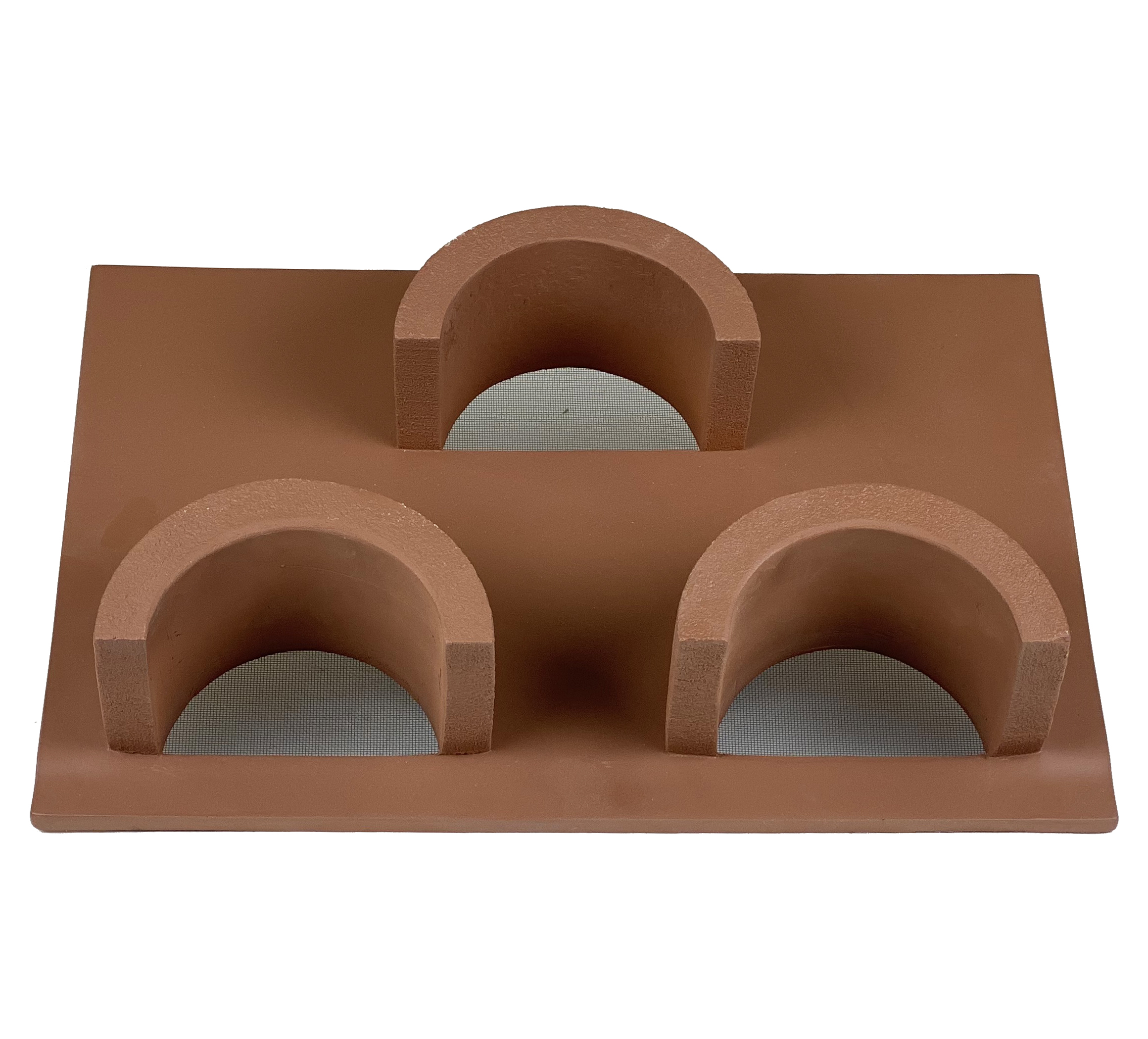 3 Hole Half Round 23" x 16" HDTV3HR2316 - Volterra Architectural Products